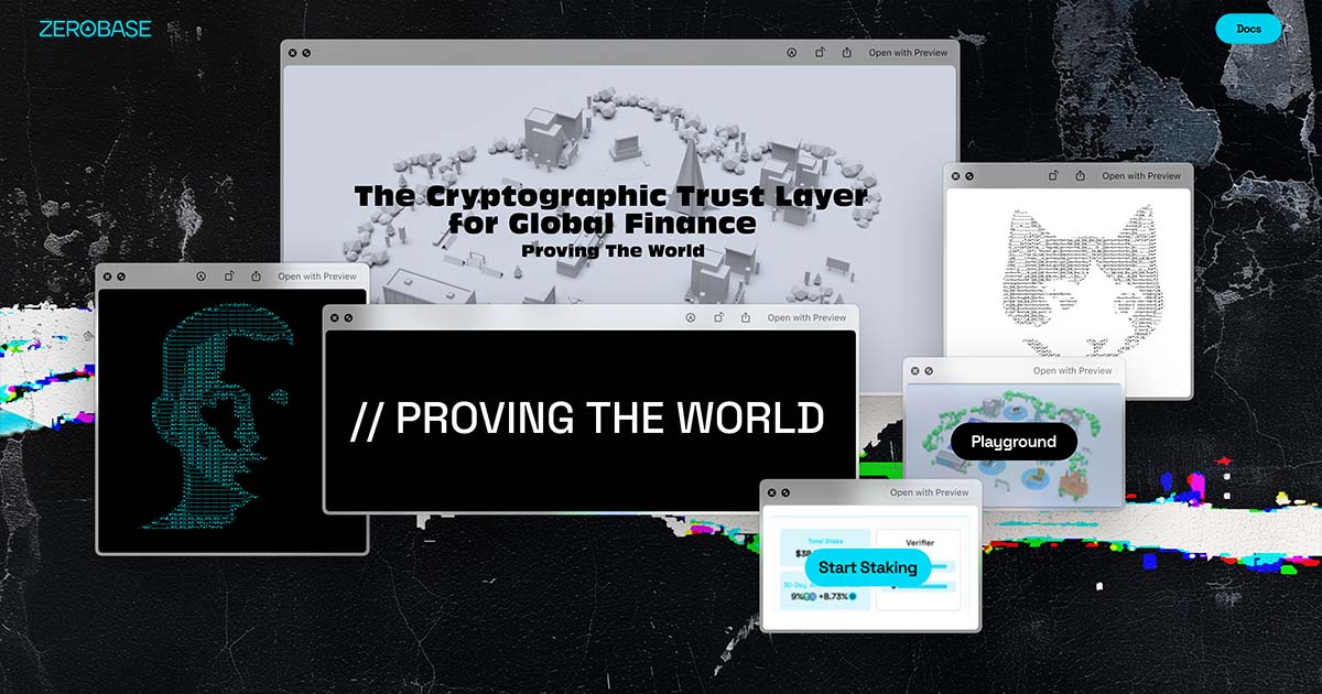 ZEROBASE | Decentralized Trustless ZK Infrastructure for Web3 Privacy